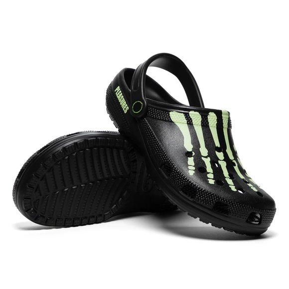 CROCS | Shoes | Crocs X Pleasures Skeleton Glow In The Dark Classic ...